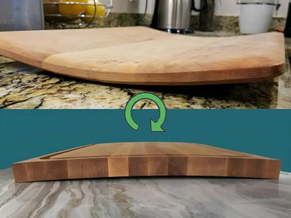The best way to fix a warped wooden cutting board